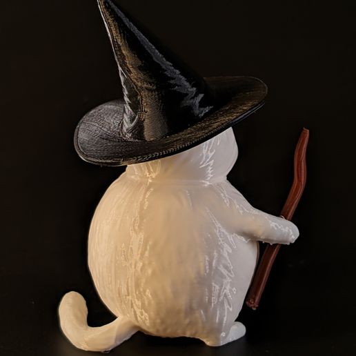 🐱 Chunky Wizard Cat・Free STL File for 3D printing・Cults