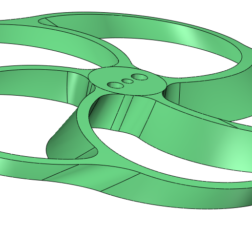 STL file drone fan toroidal 5 wing Ø63 v2 🪶 ・3D printing idea to ...