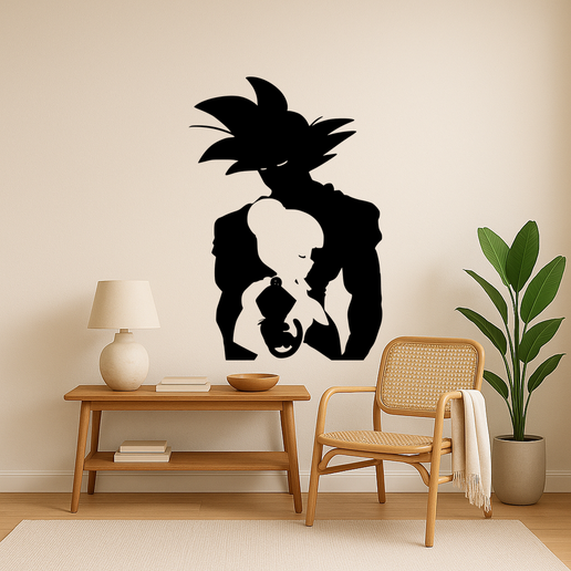 🐉 Dragon Ball Chi-Chis wütendes Gesicht・ 3D Datei für 3D-Druck・Cults