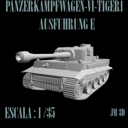 🐅 TIGER VI・ STL File for 3D printing・Cults