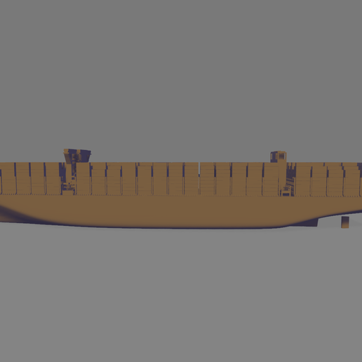 🚢 MSC irina Container ship for RC・ 3D File for 3D printing・Cults