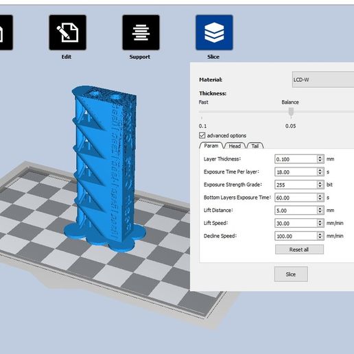🔧 Sparkmaker Resin Tower test v4・Free 3D File for ・Cults