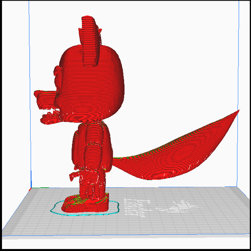 🎮 Foxy chibi・Free STL File for 3D printing・Cults