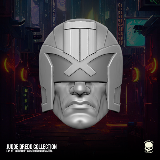 🧑‍⚖️ Judge Dredd fan art 3D printable file for action figures・ STL File ...