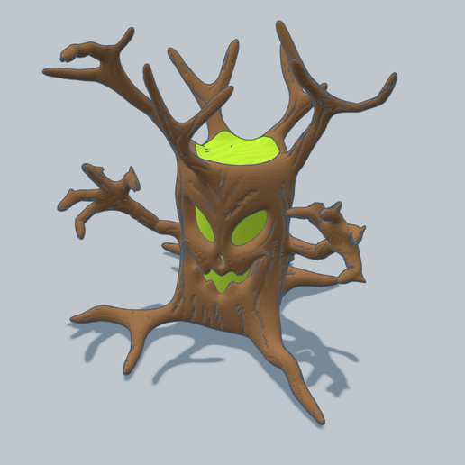 ⬆️ Light Up Haunted Tree・ 3D File for 3D printing・Cults