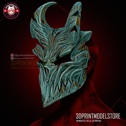 🎃 Alex Terrible Mask - Halloween Cosplay Slaughter To Prevail・ 3D File ...