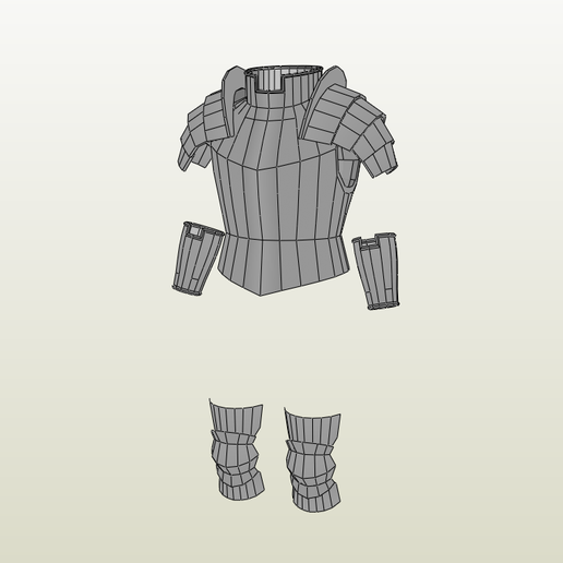 🎭 Delicious in Dungeon Laios Touden Armor Template Pepakura file/EVA ...
