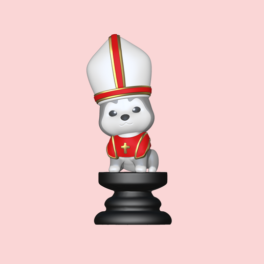 🐕 Dog Chess Pieces・ 3D File for ・Cults