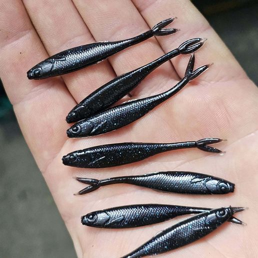 🎣 FLUKE JERKBAIT SOFT BAIT 55MM 14 CAV MOLD LURE SOFT BAIT FISHING・ STL ...