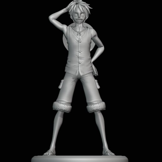 Archivo 3D One Piece - Luffy 🎲 ・Diseño de impresión en 3D para ...