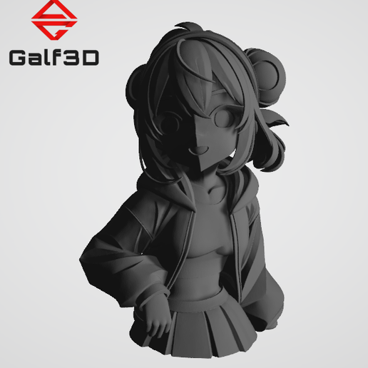 🦸 Original Anime Character - 3D Model Created with AI・ STL File for 3D ...