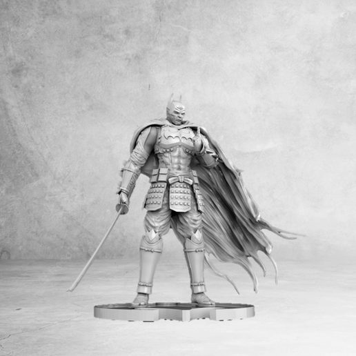 Archivo 3D Samurai Batman STL Imprimible Arte Digital Decorativo para ...
