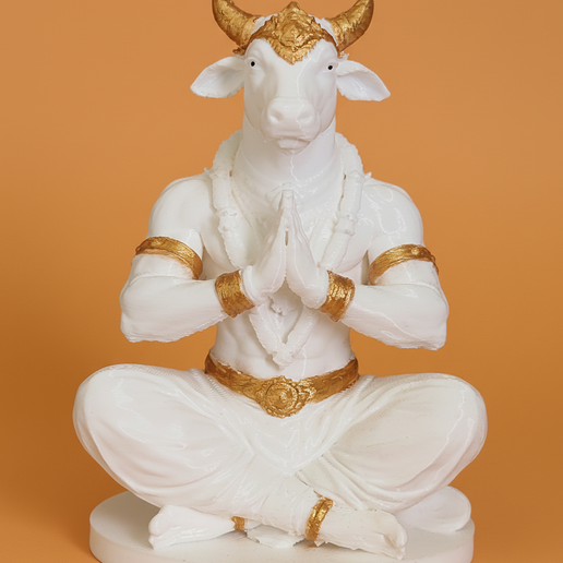 🐂 Nandi Human Body Bull Head STL | Exclusive Nandi Avatar 3D Model for ...