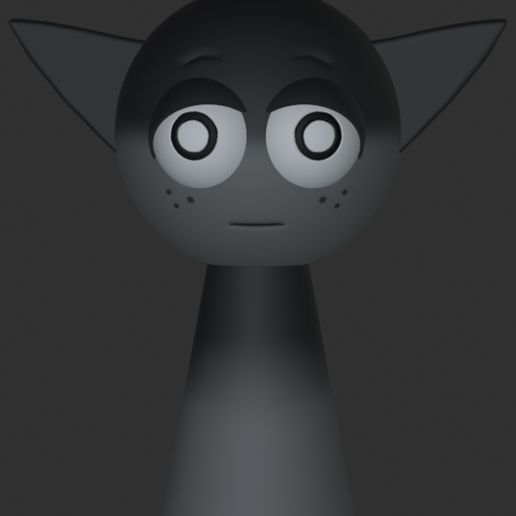 🎨 Grey, sprunki phase 2 horror・ STL File for 3D printing・Cults