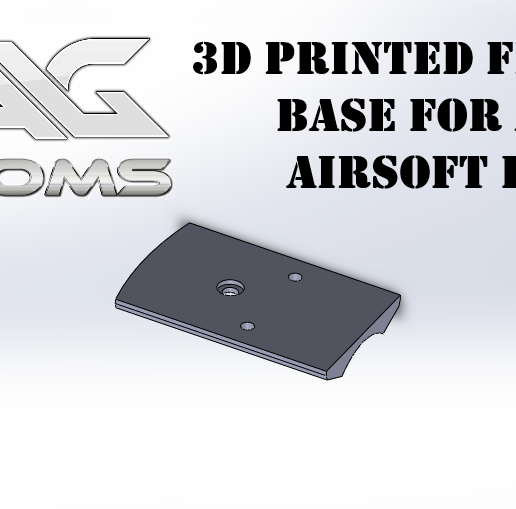 🔫 AAP-01 RMR front base・Free STL File for 3D printing・Cults