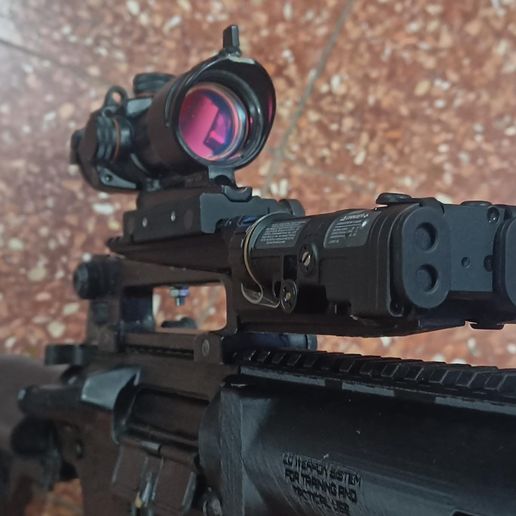 🔫 M4/M16 Extended Mounting Rail - RIS Mounting Carry Handle (Short and ...