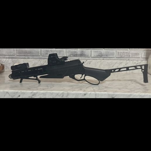 🔫 G&G LevAR Stock Adapter 5KU Style・ STL File for 3D printing・Cults