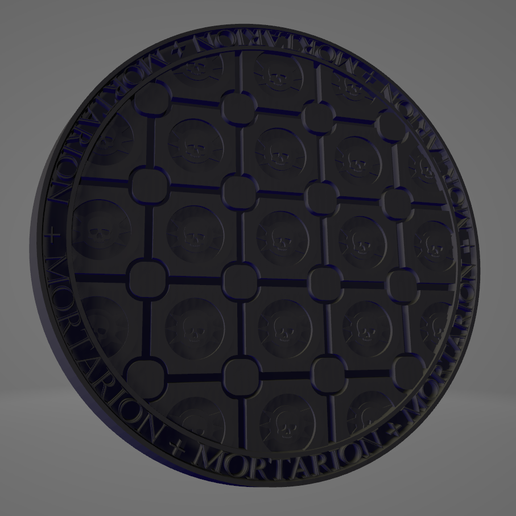 STL file Mortarion 60 MILLIMETRE ROUND BASE 🎲 ・3D print design to ...