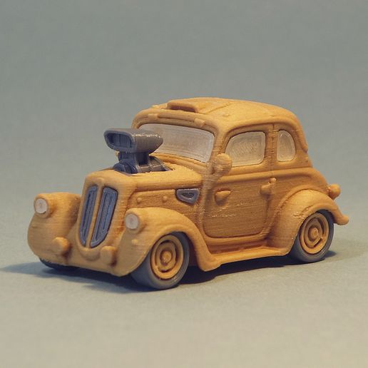 🥵 Bullsley Hot Rod・ STL File for 3D printing・Cults