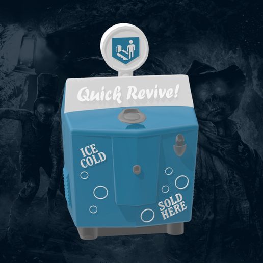 🤙 QUICK REVIVE PERK CALL OF DUTY ZOMBIES・ STL File for 3D printing・Cults