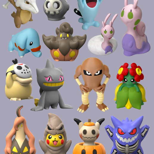 🐉 Golden Pack - 600++ Pokemon models in this pack.・ 3D File for 3D ...