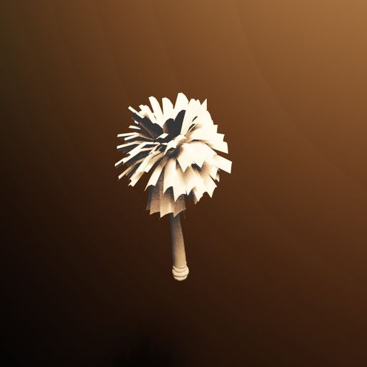 🌳 Stylized Decorative Palm Tree - Calm Variant with Base・ STL File for ...