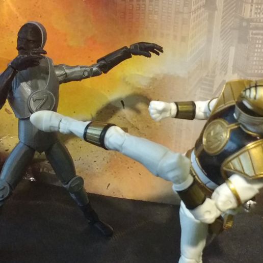 🦸 Power Rangers Z Putty Figure・Free 3D File for ・Cults