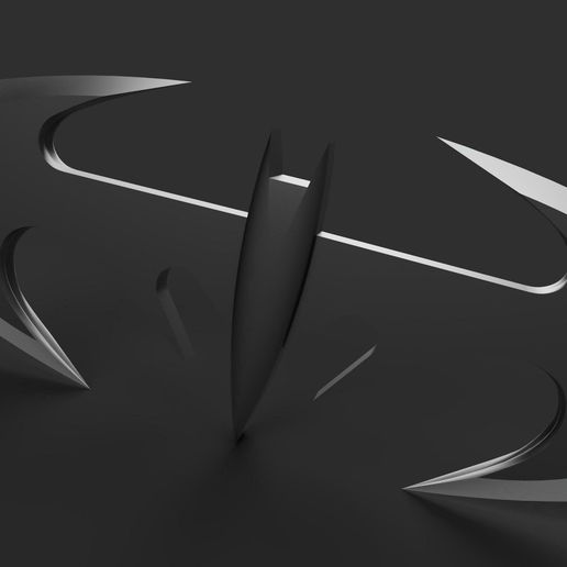 📽️ Batman and Robin Batarang | 1997 Film | Movie・ 3D File for ・Cults