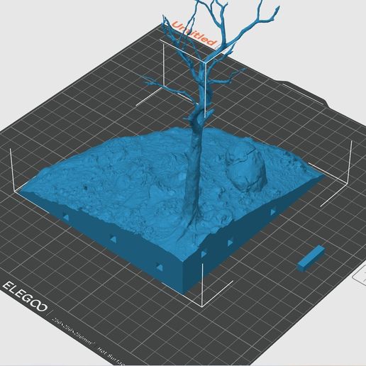 🎲 Wargaming Terrain Large Hill・ STL File for 3D printing・Cults