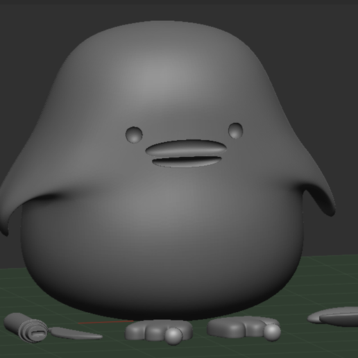 🐔 MEME Chicken with knife・ STL File for 3D printing・Cults