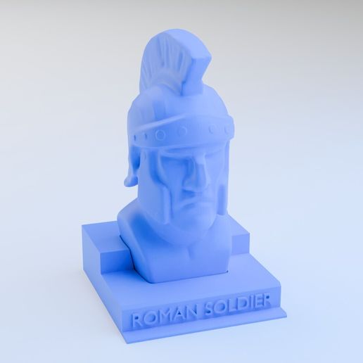 🫡 Roman Soldier Bust + Base – Collector’s Edition (Standard + XL)・Free ...