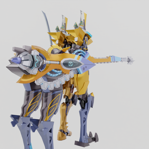🎲 Evangelion EVA Unit 00 Type Allegorica Textured Lowpoly・ OBJ File for ...