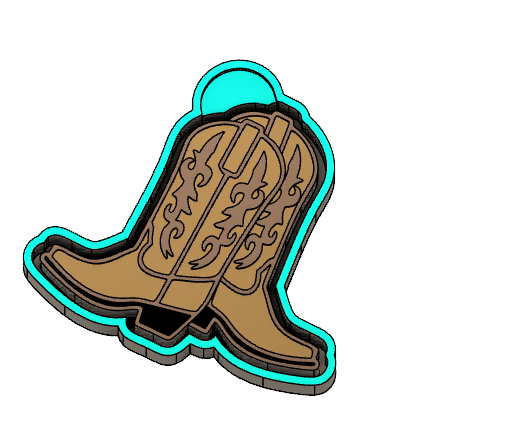 STL file Cowboy Boots from Bow Boots 🤠 ・3D printable model to download ...