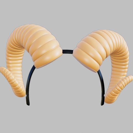 🤘 Rams Horns・ STL File for 3D printing・Cults
