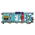 STL file 3D MULTICOLOR LOGO/SIGN - One Piece (Anime) 🐒 ・3D printing ...