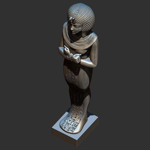 🤴 Ushabti of Tutankhamun 3d printable model 3D print model・ 3D File for ...