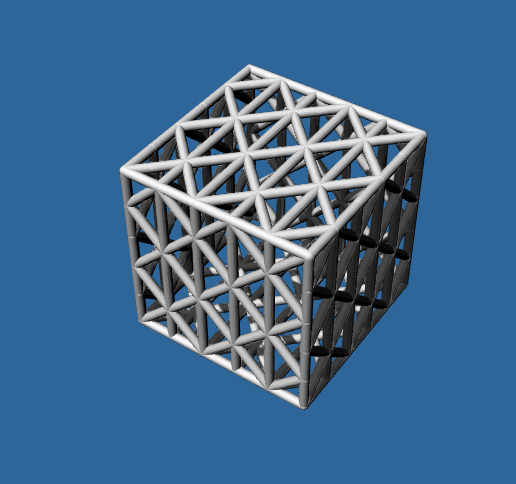 three sided cube