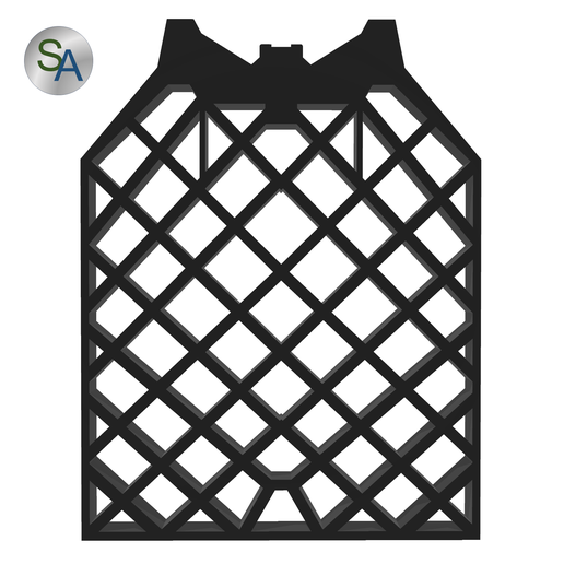 Free STL file Falcon 9 grid fin coaster 🚀 ・Object to download and to 3D ...