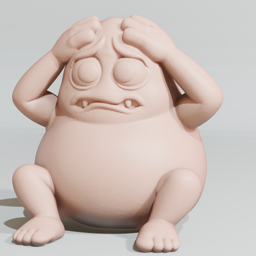 🇯🇵 Hajikkaki – Chibi YokaiZ・Free 3D File for 3D printing・Cults
