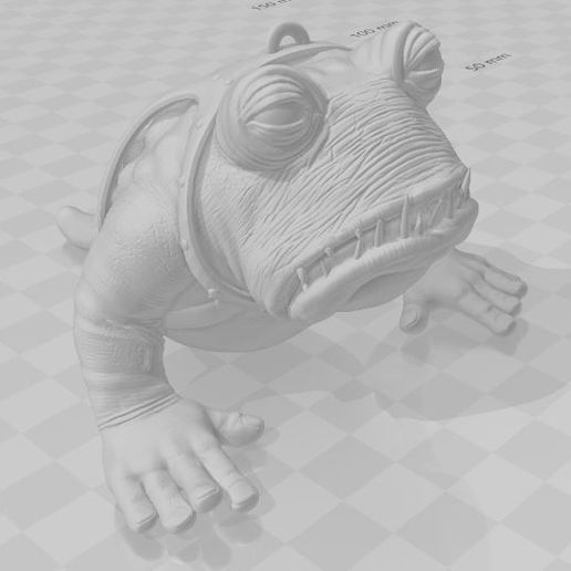 ⭐ Star wars creature Buboicullaar frog dog Jabba palace・ STL File for ...