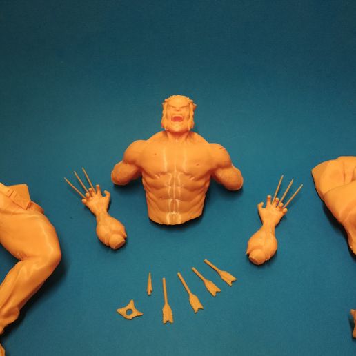 🎨 Wolverine statue・ STL File for ・Cults