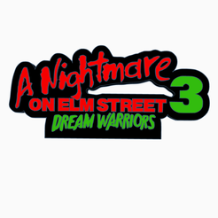 Download 17 3D models from NIGHTMARE ON ELM STREET - Logo Displays ...