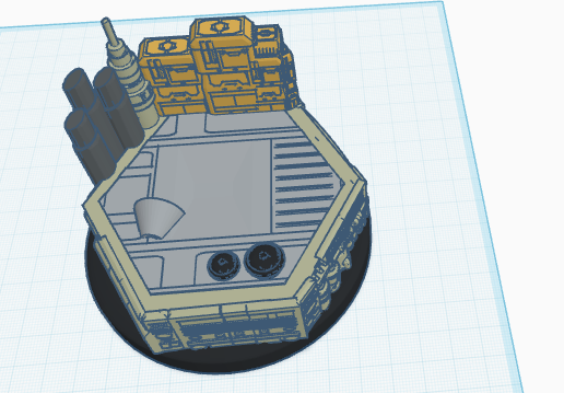 🦸 Sci-Fi Diorama Base for 6" Figures・ STL File for 3D printing・Cults