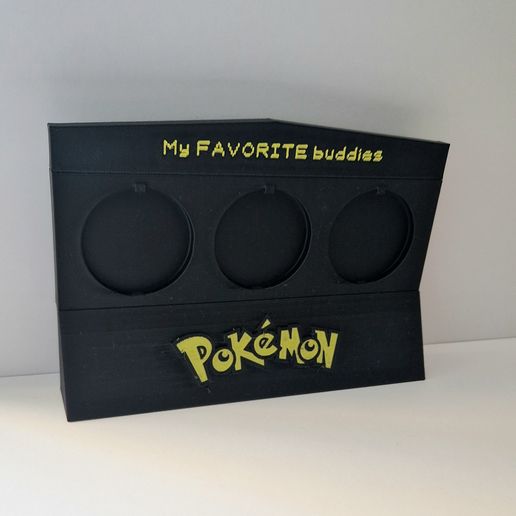 🐉 Pokemon Coin Showcase - Modular・ STL File for 3D printing・Cults
