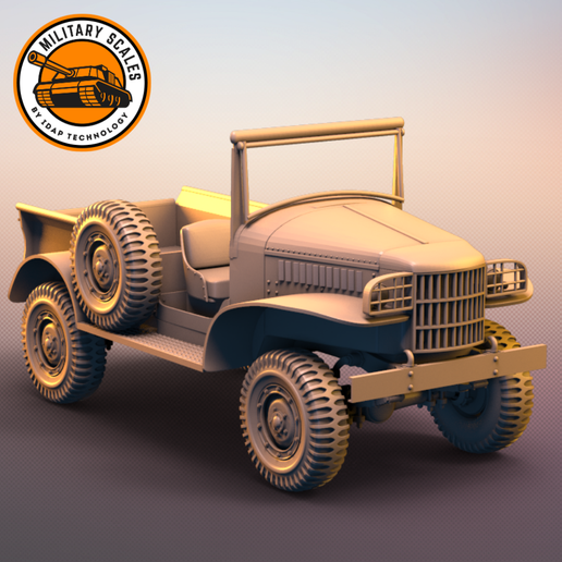 👽 Dodge WC-21 power wagon・ 3D File for 3D printing・Cults
