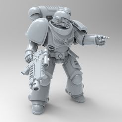 ⚔ Primaris Poseable Marine V2・3D Print with the Anycubic Photon 3D printer・Cults