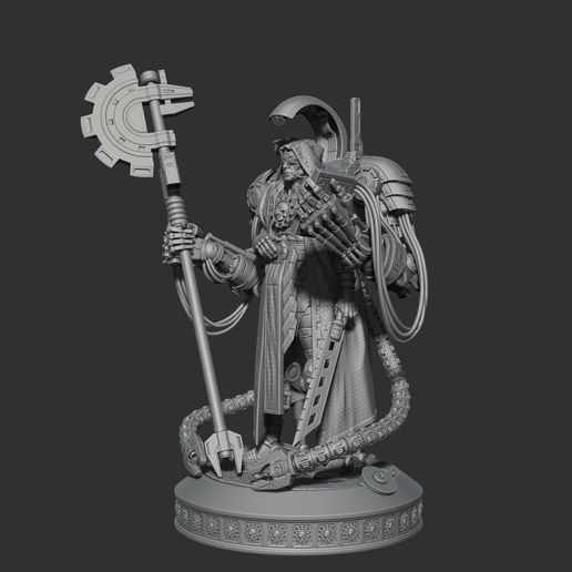 ⛪️ Engineer Priest・ STL File for 3D printing・Cults