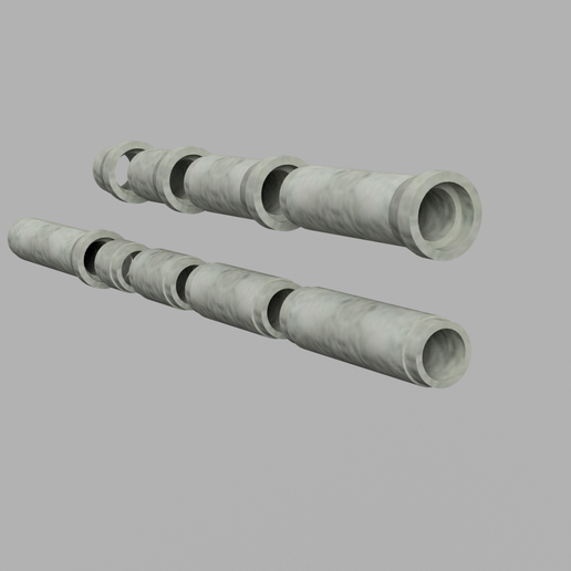 🚜 1/14 - Concrete Pipes DN 400 FOR RC MODELS・ OBJ File for 3D printing ...