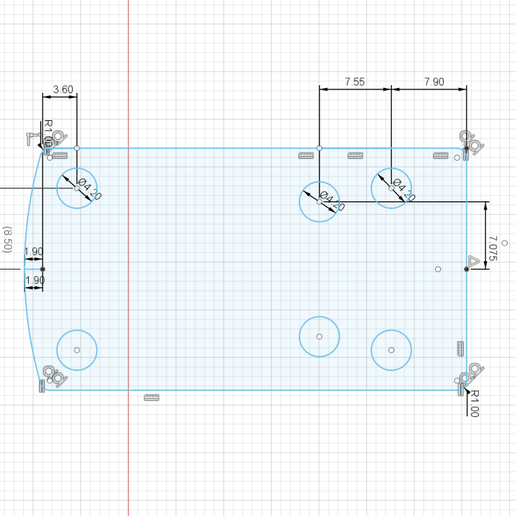 🧑‍🔧 Leupold DeltaPoint Pro Footprint Reference DXF・ STL File for 3D ...