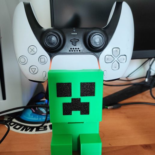 🎮 DUAL SENSE PS5 CHARGER MINECRAFT CREEPER・Free 3MF File for 3D ...